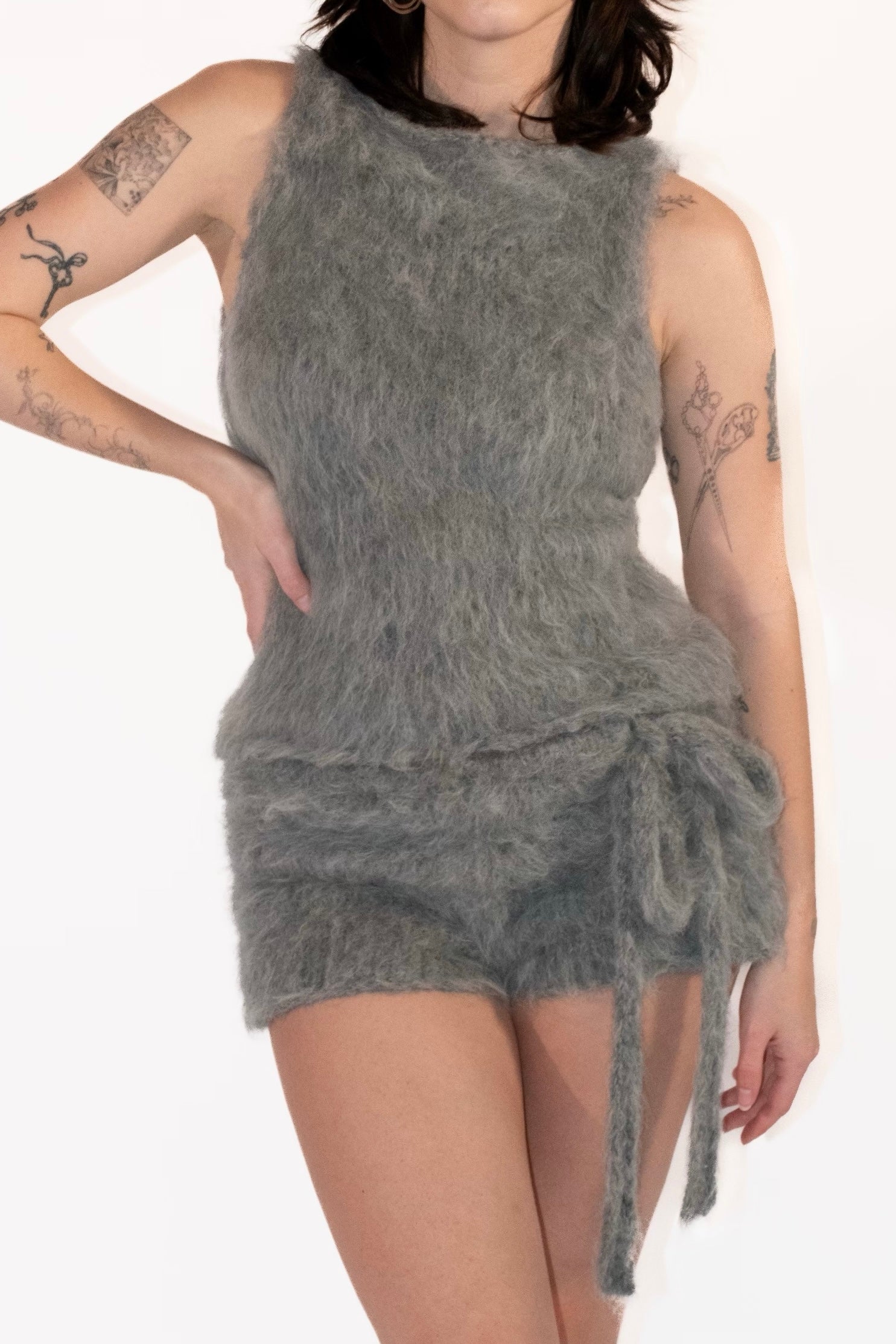 grey matching set – Addy Knits